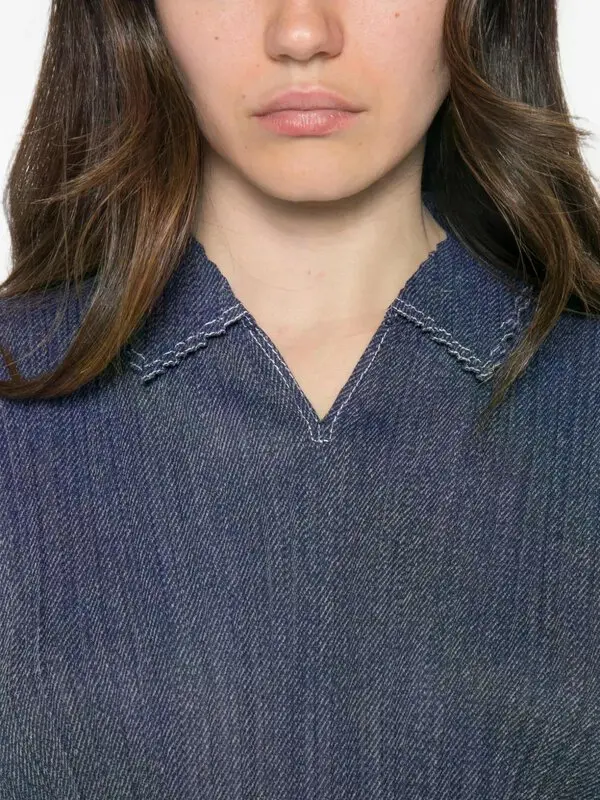 Issey Miyake V-neck T-shirt