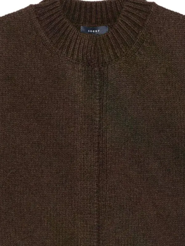 Soeur Ribbed-knit Sleeveless Sweater
