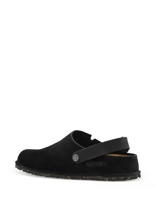 BIRKENSTOCK Lutry Suede Flat Mules