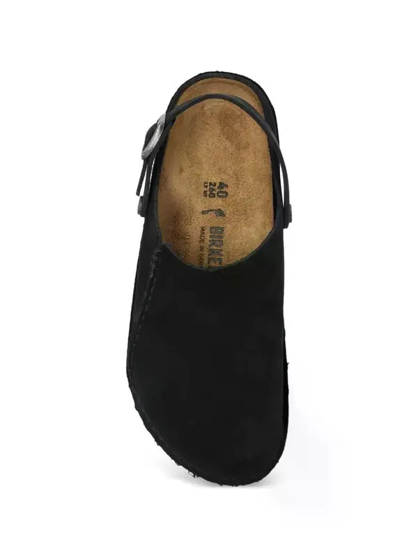 BIRKENSTOCK Lutry Suede Flat Mules