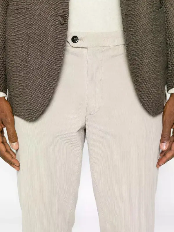 BRIGLIA 1949 Corduroy-effect Straight-leg Trousers