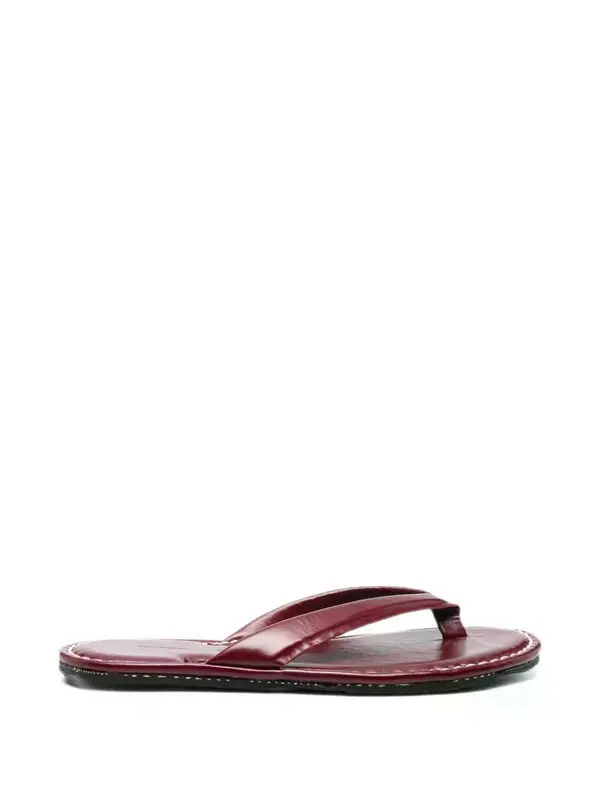 RIA MENORCA Leru Contrast-stitched Sandals - Red