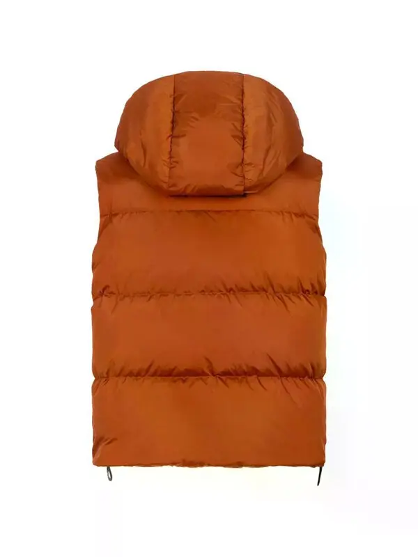 Dsquared2 Hooded Down Vest - Orange