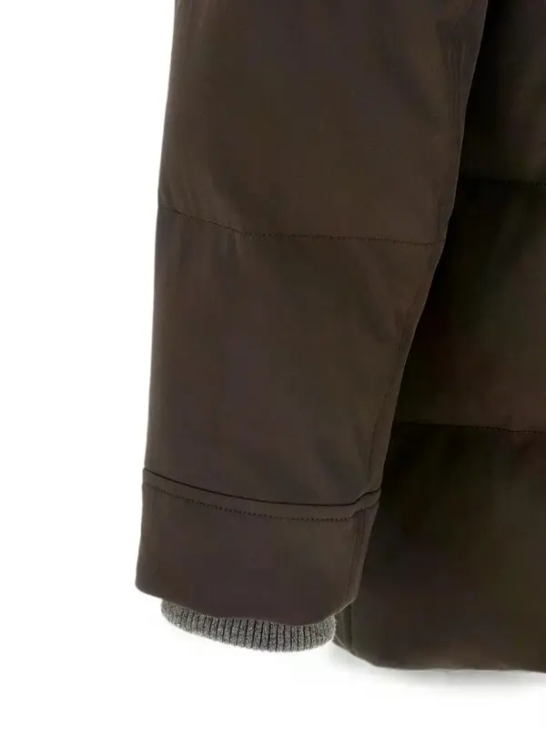 Brunello Cucinelli Quilted Hooded Parka