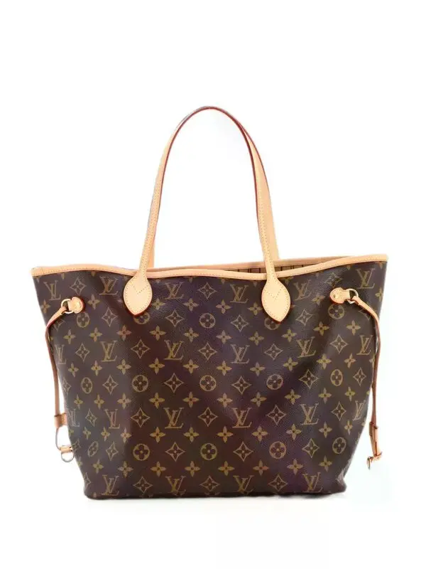 LOUIS VUITTON Neverfull Monogram Canvas Mm Tote Bag - Brown