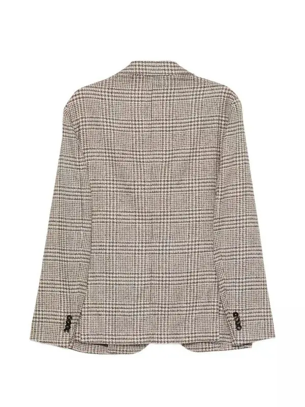 LUIGI BIANCHI MANTOVA Prince Of Wales Check Blazer