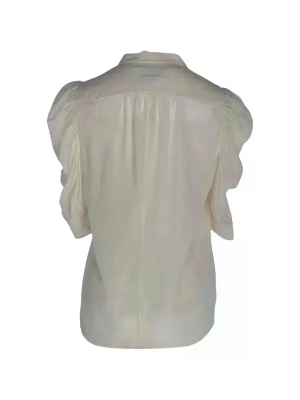 FRAME Gillian Puff-sleeve Blouse