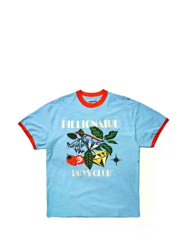 BILLIONAIRE BOYS CLUB Vine Ss Ringer T-shirt - Blue