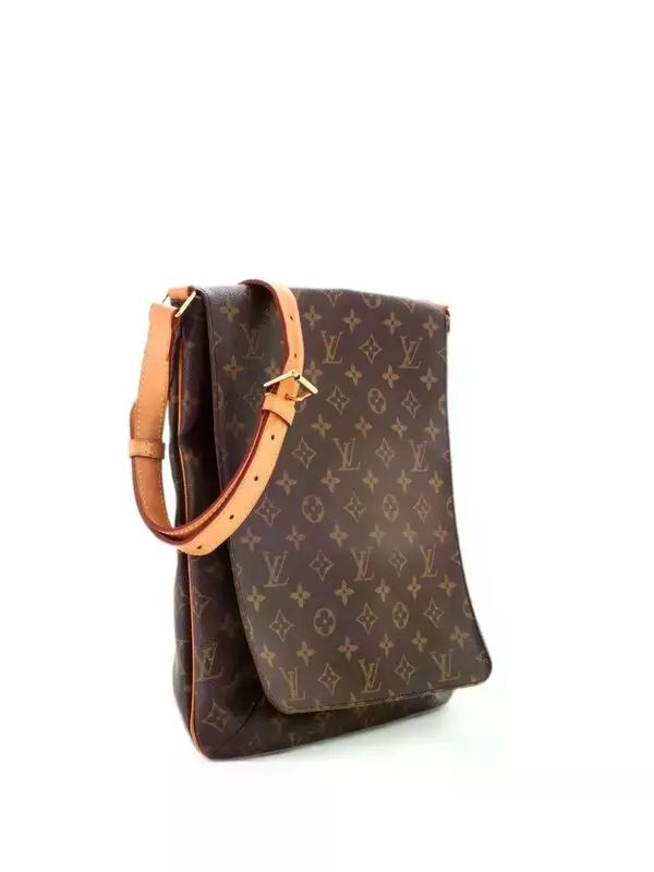 LOUIS VUITTON Musette Salsa Handbag Monogram Canvas Gm Crossbody Bag - Brown