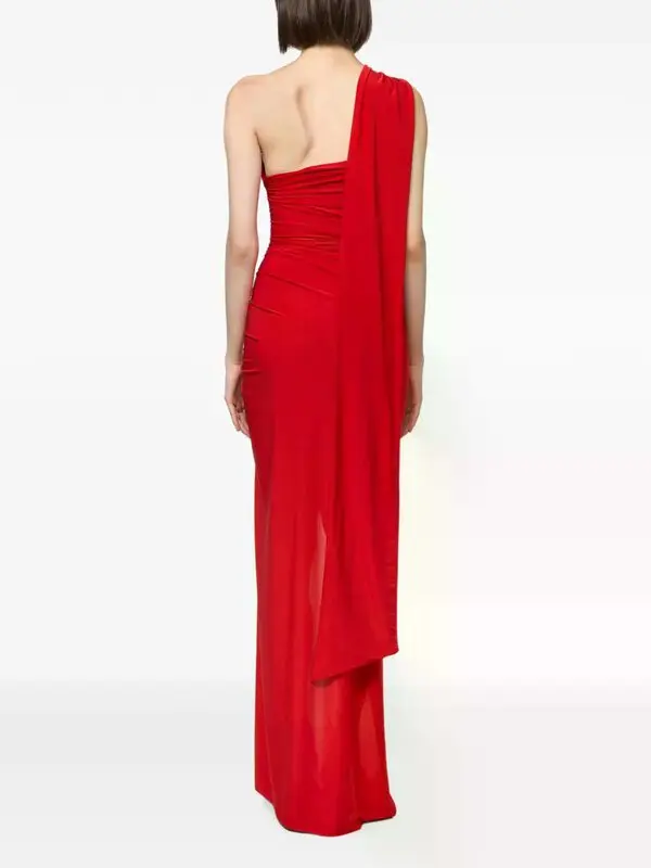 ATU BODY COUTURE One-shoulder Ruched Maxi Dress
