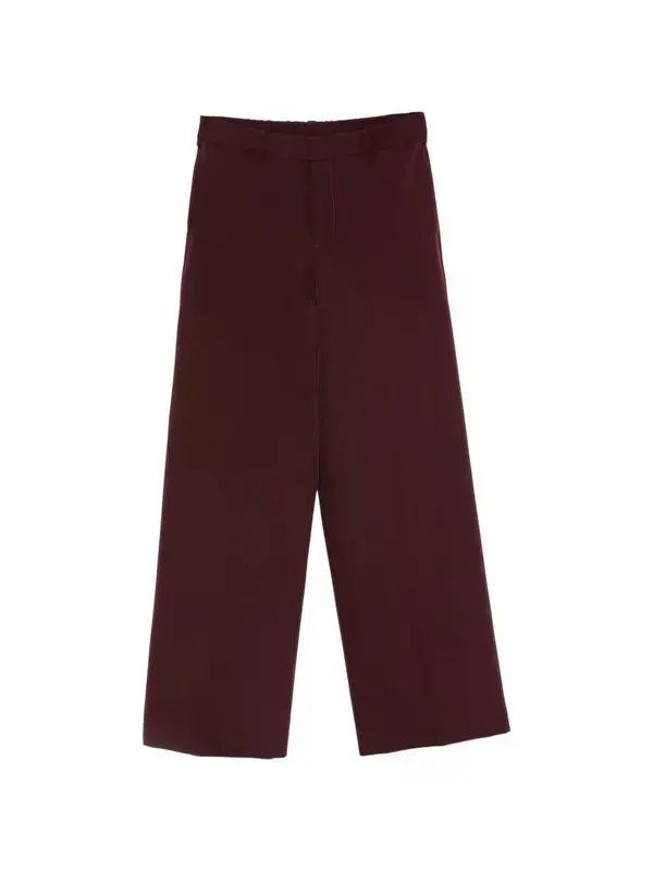 PT TORINO Wide-leg Tailored Trousers - Red
