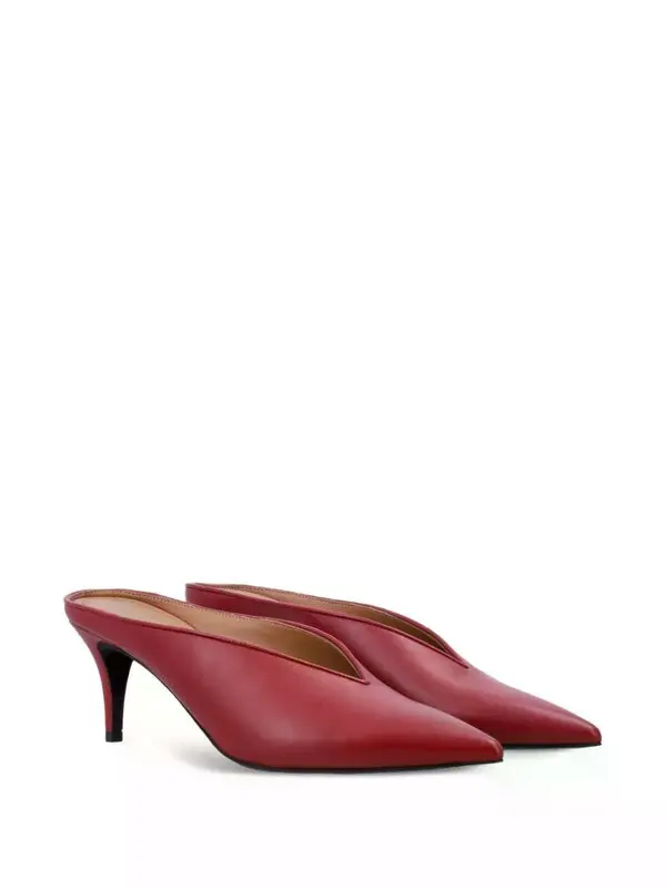 Stella McCartney Pointed-toe V-cut Mules