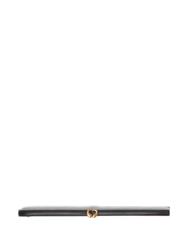 Maje Slim Leather Belt
