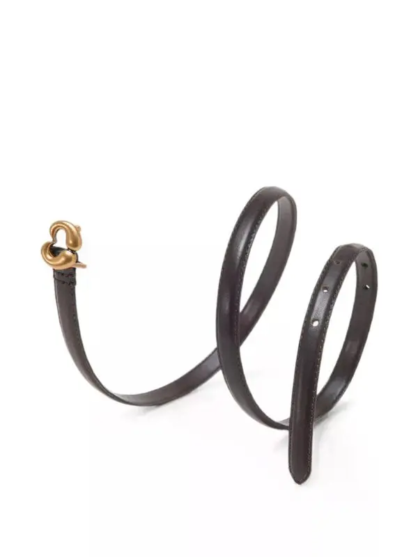 Maje Slim Leather Belt