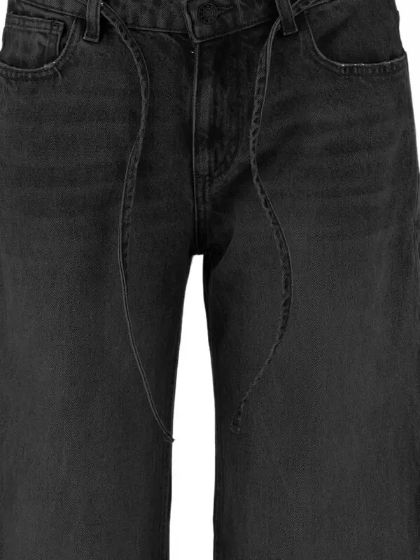 THE GARMENT Washed-effect Drawstring Jeans