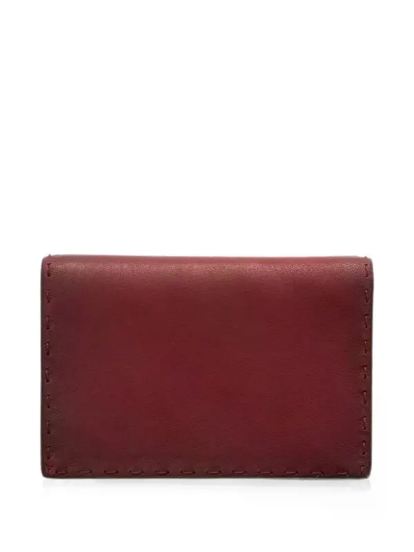 Prada Antiqued Leather Card Holder