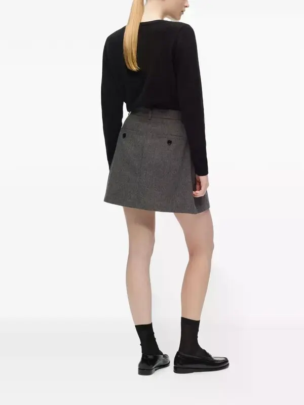 Karl Lagerfeld Pleated Mini Skort