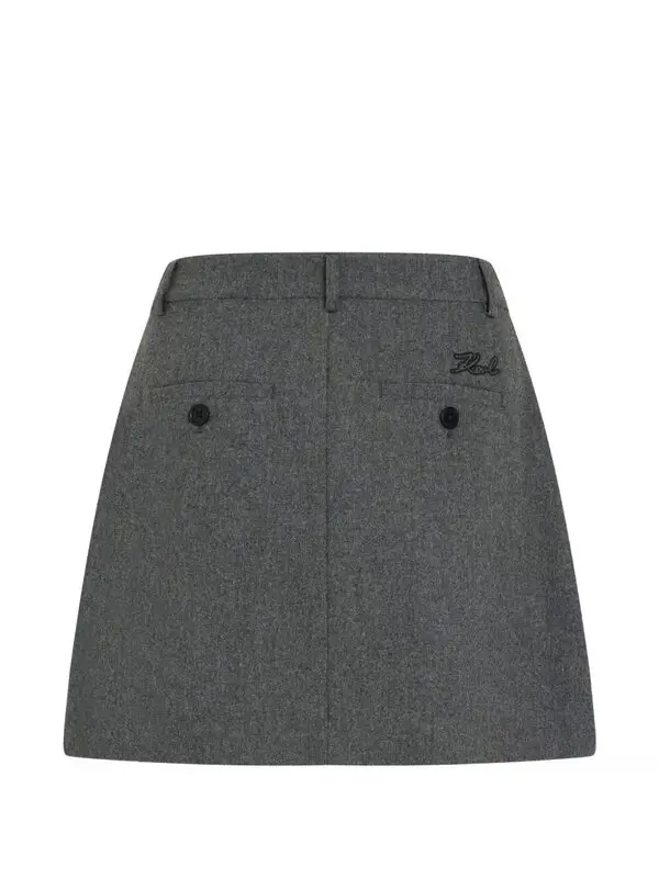 Karl Lagerfeld Pleated Mini Skort
