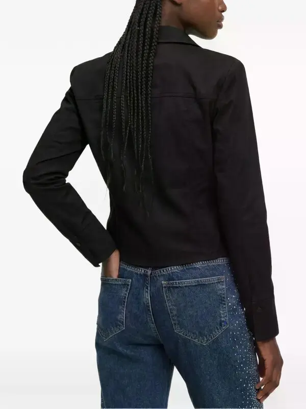 Karl Lagerfeld Button-up Flap-pocket Shirt