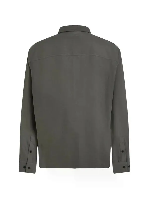 Karl Lagerfeld Logo-patch Flannel Shirt