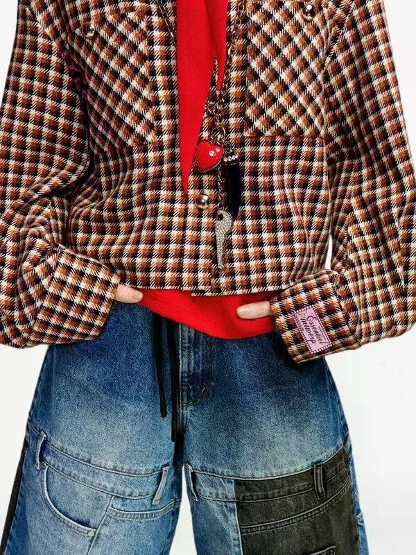 Essentiel Antwerp Checked Oversized Shirt Jacket