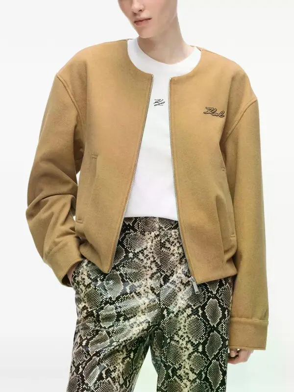 Karl Lagerfeld Après Ski Club Bomber Jacket