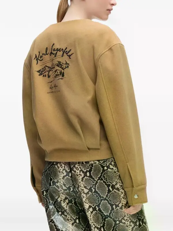 Karl Lagerfeld Après Ski Club Bomber Jacket
