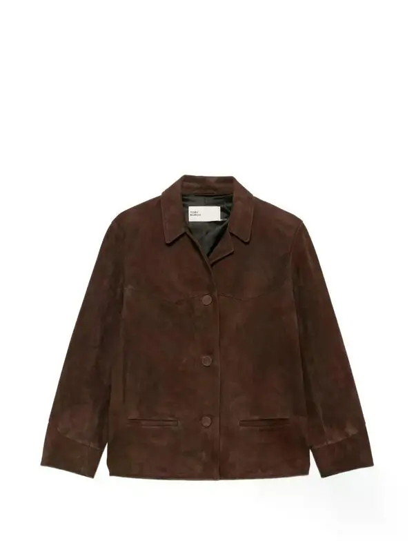 Tory Burch Suede Western-style Jacket - Brown