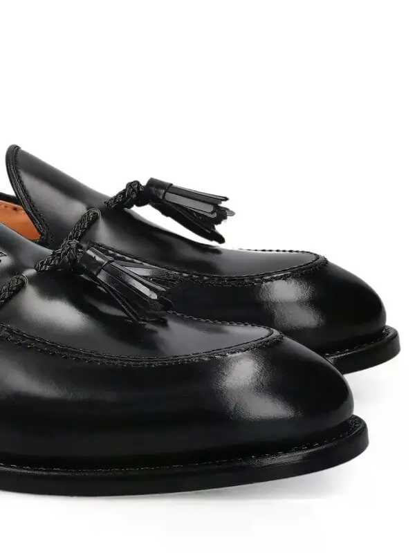 Premiata Tassel Braided-detail Loafers - Black