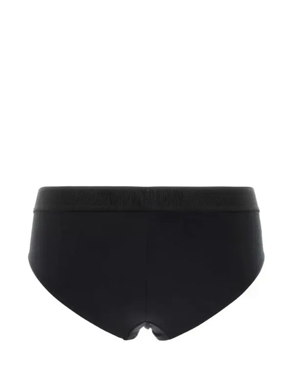 TOM FORD Logo-waistband Briefs - Black