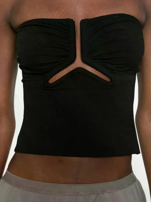 Rick Owens Alannah Cut-out Bustier Top