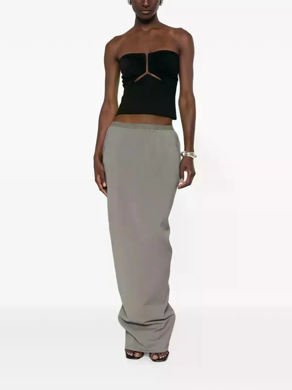 Rick Owens Alannah Cut-out Bandeau Bustier Top - Black