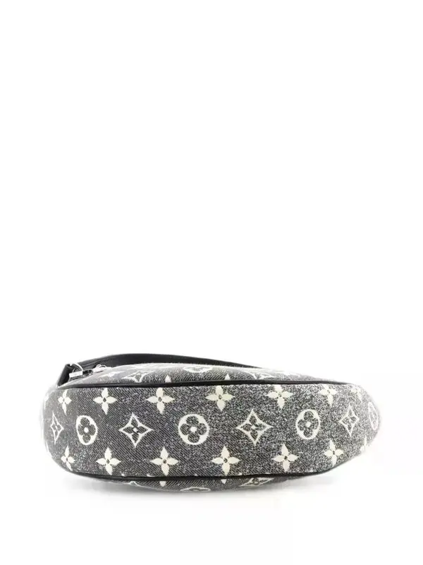 LOUIS VUITTON Loop Handbag Monogram Jacquard Denim Hobo Bag