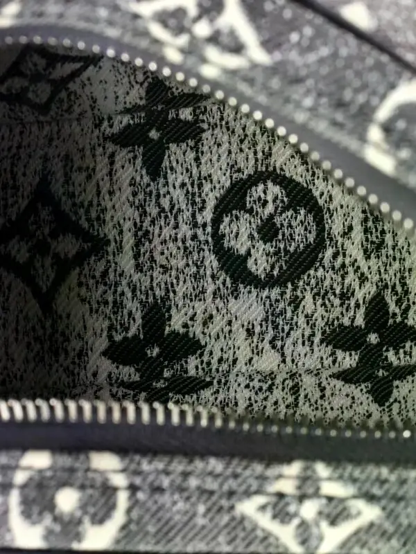 LOUIS VUITTON Loop Handbag Monogram Jacquard Denim Hobo Bag