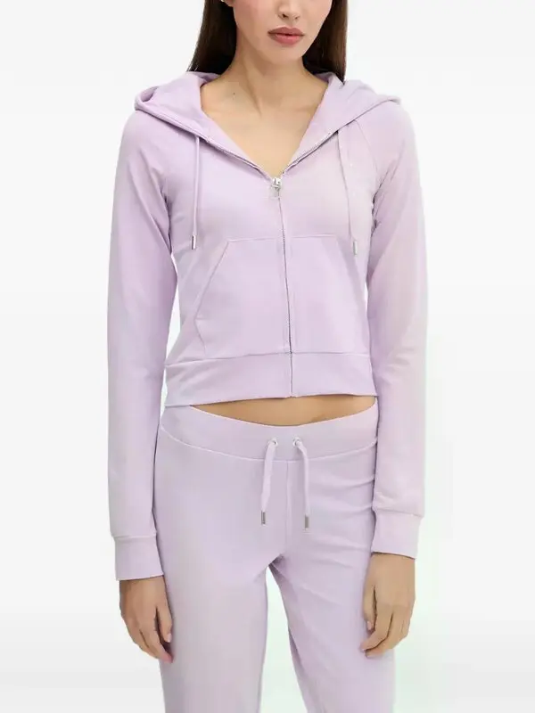 Juicy Couture Zip-up Hoodie - Purple
