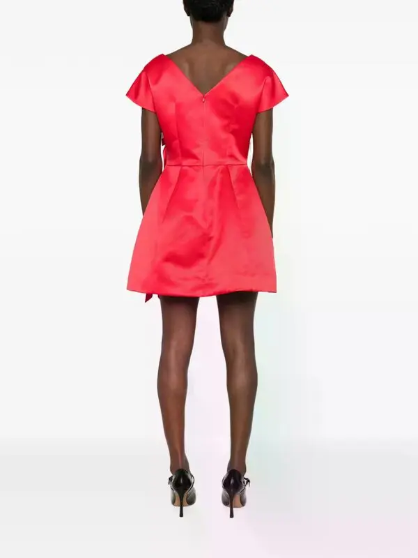 Simone Rocha Rosette-detail Ruffled Mini Dress