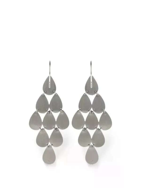 Irene Neuwirth Nine-drop Chandelier Earrings - Silver