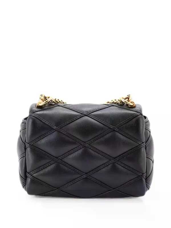 LOUIS VUITTON Pico Go-14 Handbag Malletage Leather Crossbody Bag - Black
