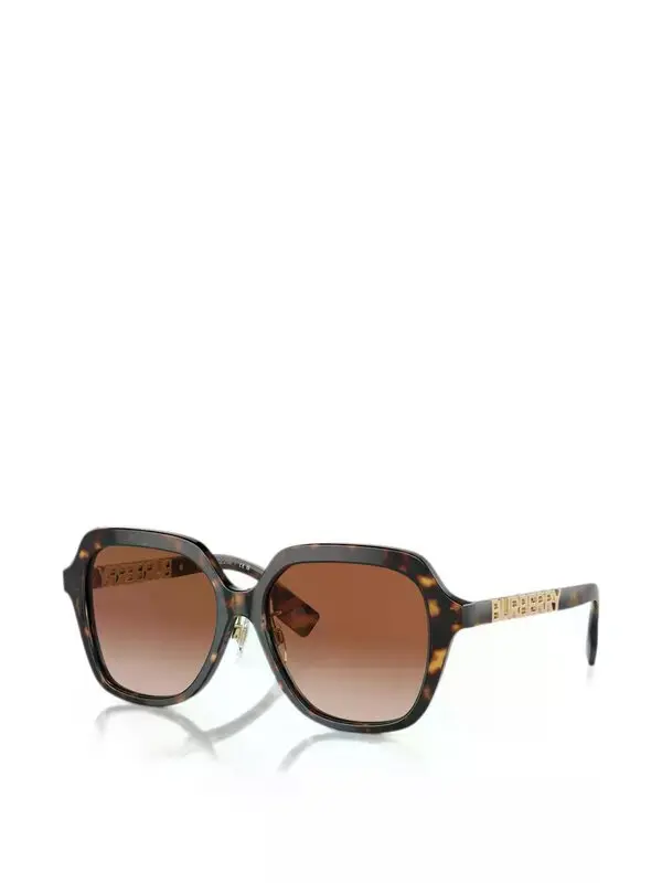 Burberry Logo-plaque Square-frame Sunglasses