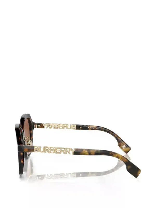 Burberry Logo-plaque Square-frame Sunglasses