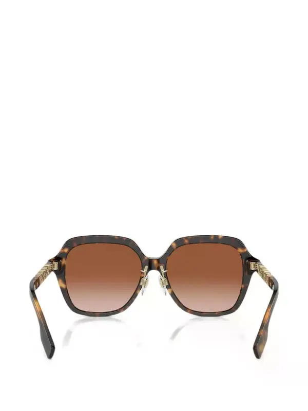 Burberry Logo-plaque Square-frame Sunglasses