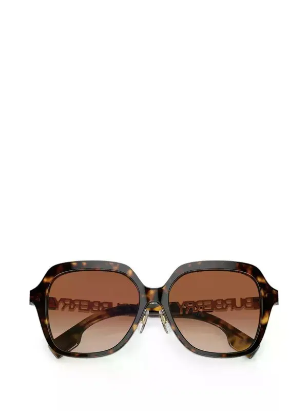 Burberry Logo-plaque Square-frame Sunglasses