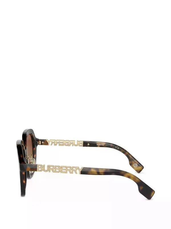 Burberry Logo Plaque Square-frame Sunglasses