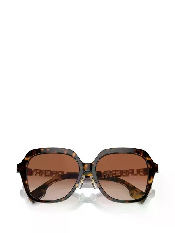 Burberry Logo Plaque Square-frame Sunglasses