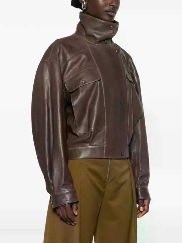 Nour Hammour Quincy Leather Jacket