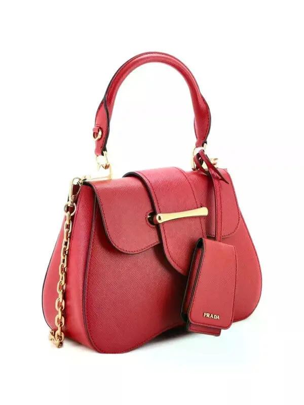Prada Sidonie Top Handle Bag Saffiano Leather Small Satchel