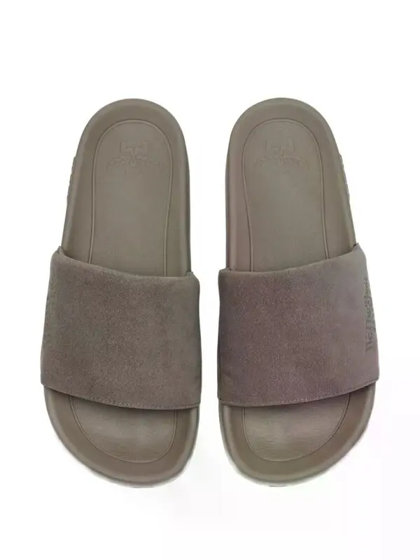 Mcm We The Best Ultrasuede Slides