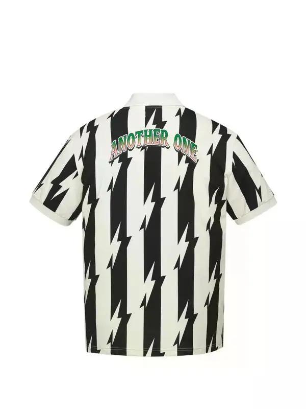 Mcm Xwe The Best Lightning Bolt-print Polo Shirt