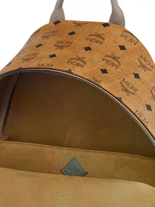Mcm X We The Best Stark Medium Visetos-print Backpack - Brown
