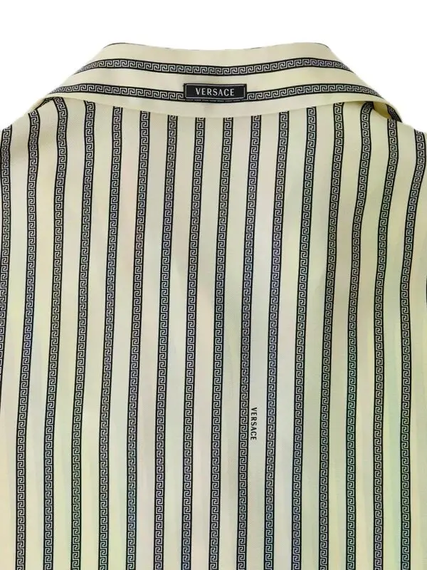 Versace Printed Silk Twill Shirt